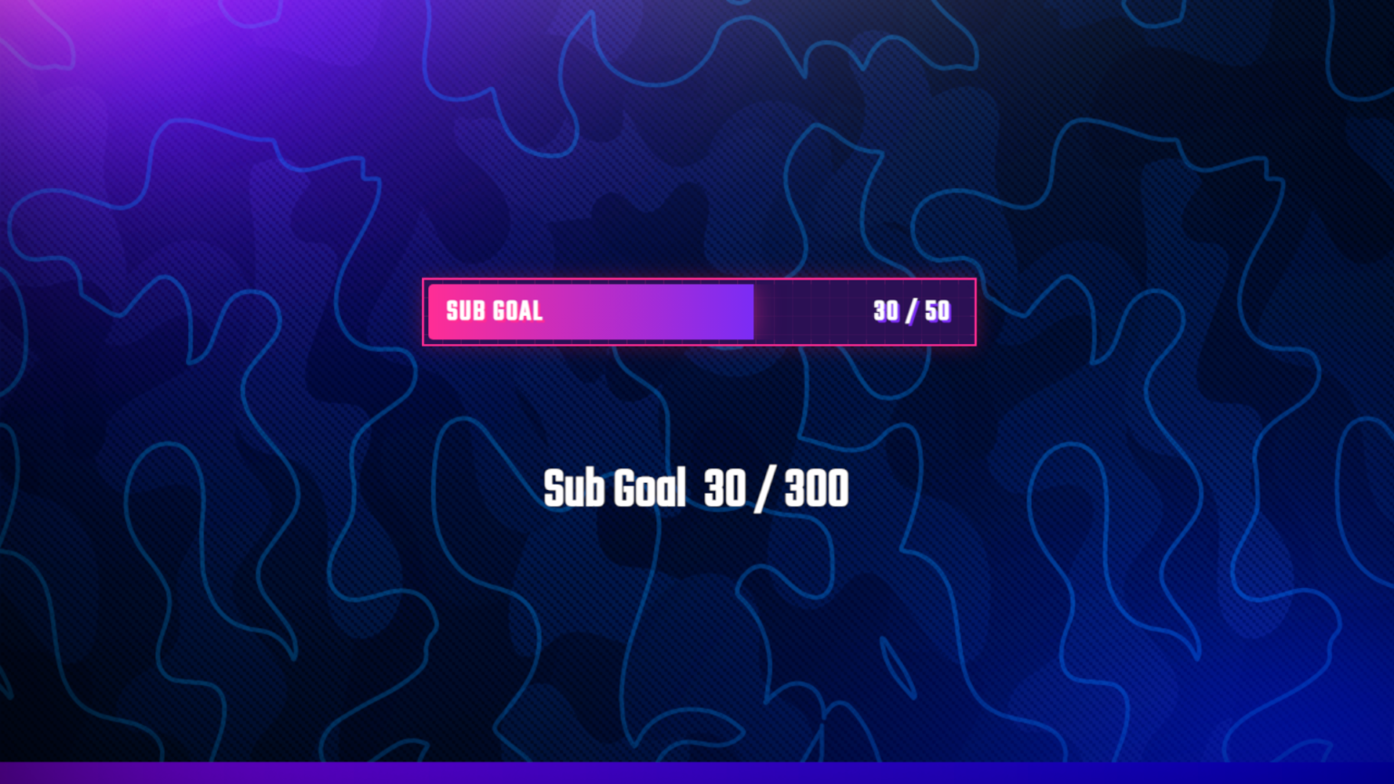 Kick/Twitch Sub Goal - Widgets made for streamers.